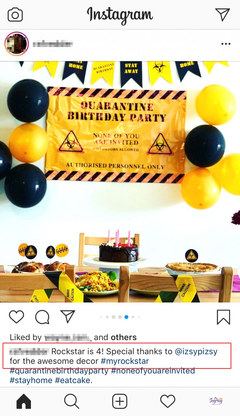 Quarantine Covid Birthday Party Decoration Props – IzsyPizsy